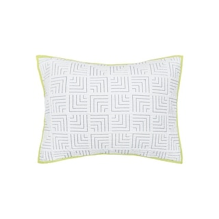 20" x 26" Spencer Cotton Standard Sham - Machine Washable - Bed Bath ...