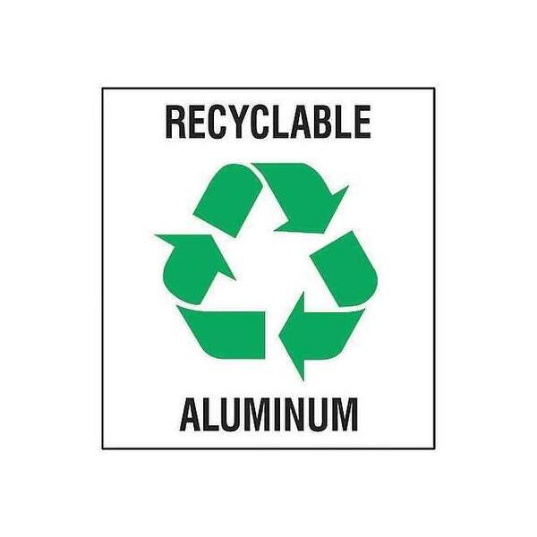 Recycling and Conservation Labels, Indoor/Outdoor Industrial, Green ...