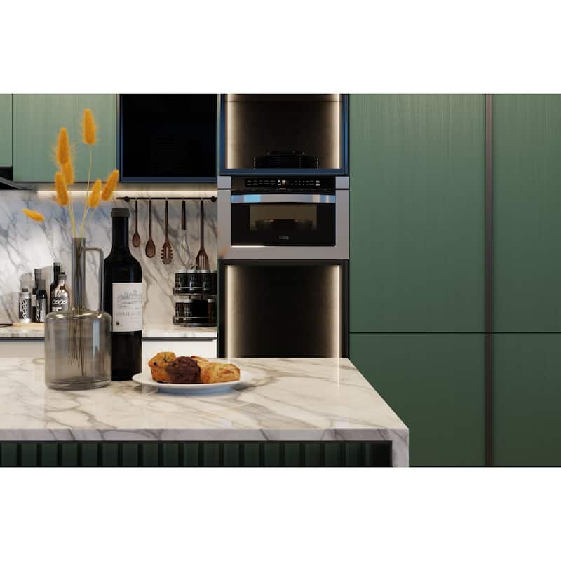 24 Inch Stainless-Steel Microwave Drawer with 1.2 cu. ft. Capacity ...