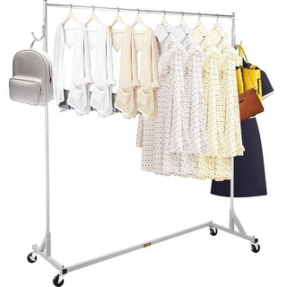 VEVOR Commercial Garment Rack 300lbs Z Rack Clothing Shelf Collapsible ...