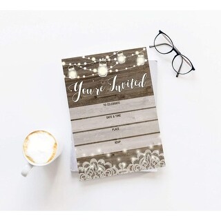 Stonehouse Collection You're Invited - Party Invitations with Envelopes ...