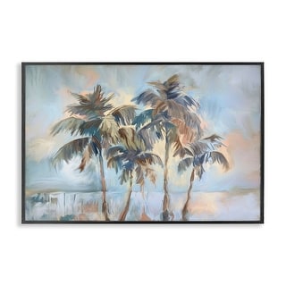 Stupell Cool Palm Trees Sunrise Framed Giclee Art Design By Ramona ...