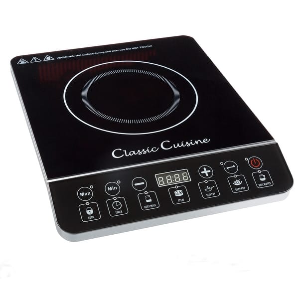 Induction Cooktop - Multifunctional 1800W Electric Stove Top - Hot ...