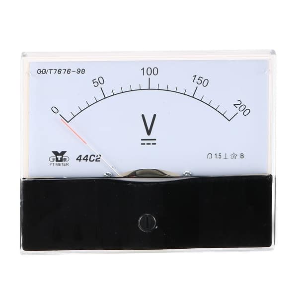 Measurement Tool Analog Panel Voltmeter DC 0 - 200V Measuring Range ...
