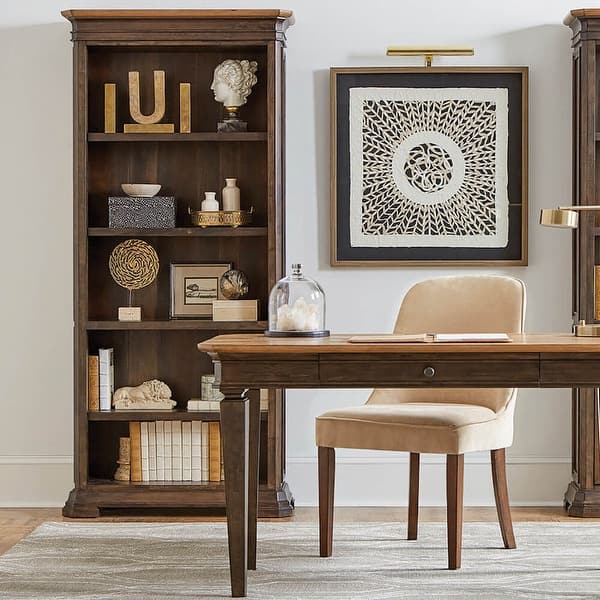 AS2 Rustic Wood Writing Desk 2 Piece Set - Bed Bath & Beyond - 38105550