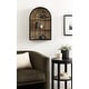 Kate and Laurel Megara Arched Wall Mounted Cabinet - 16x5x24 - Bed Bath ...
