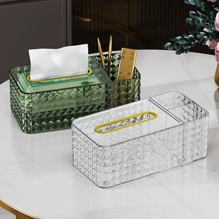 Transparent multifunctional storage tissue box - Bed Bath & Beyond ...