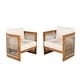 Christopher Knight Home Olivia Bennett Premium Acacia Wood Outdoor Club ...