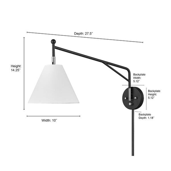 Millennium Lighting Elane 1 Light Swing Arm Sconce - Bed Bath & Beyond ...