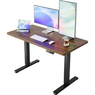 43 x 24 Inch Electric Standing Desk with 4 Memory Height Settings ...