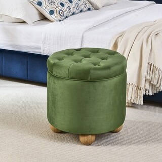 Multi-functional Round Storage Ottoman - Bed Bath & Beyond - 42606871