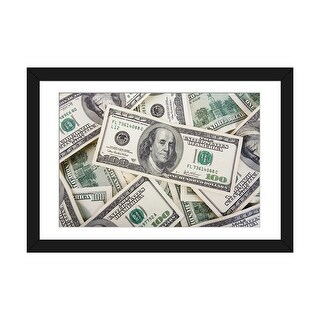 iCanvas "American Hundred Dollar Bills" by scratch - Bed Bath & Beyond ...