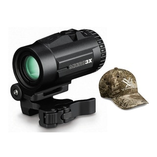 Vortex Micro3x Magnifier with Quick-Release Mount with Vortex Hat - Bed ...