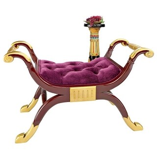 Design Toscano Napoleon Empire bench sofa seat furniture chair french ...