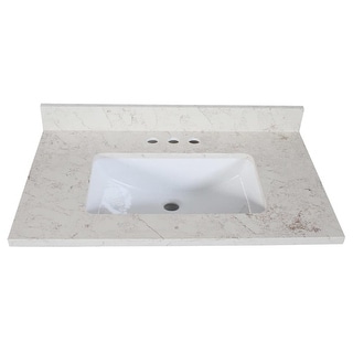 Design House 557009 37" Quartz Vanity Top with Backsplash and ...