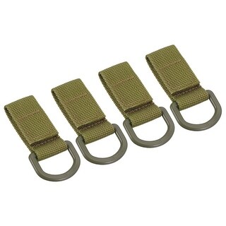 Belt Keeper Key Chain, 4Pcs D Type Thickening Nylon Strap Key Chain Hook, Khaki - Bed Bath ...