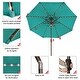 USA 10-Year-Non-Fading Sunumbrella Solar 9ft Market Umbrella with 80 ...