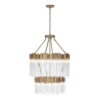 Varaluz Matrix 14- Light 2-Tier Chandelier - Bed Bath & Beyond - 31485232