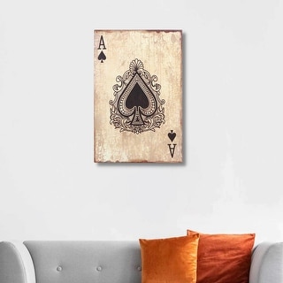 White Wood Ace of Spades Wall Sign - Bed Bath & Beyond - 36278024