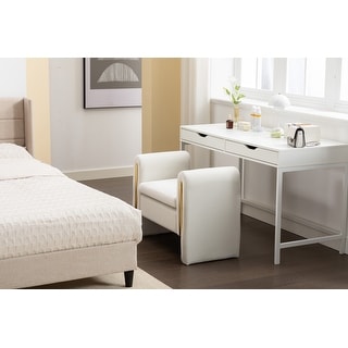 Elegant Accent Chair Single Bench Shoe Bench Makeup Bench - Bed Bath ...