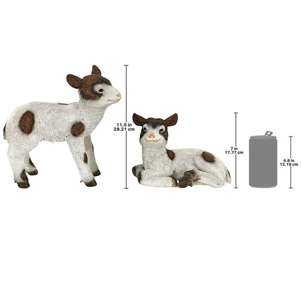 Design Toscano New Kids on the Farm Baby Goat Animal Statues (Set of 2 ...