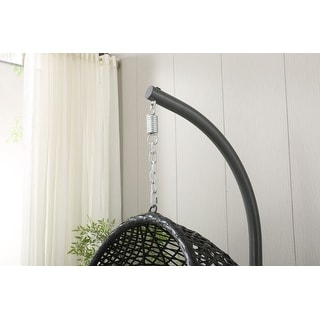 Patio Hanging Egg Chair Circular Base Bassinet Chair Hammock Chair ...