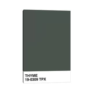 iCanvas "Thyme 19-0309 TPX" by Honeymoon Hotel Canvas Print - Bed Bath ...