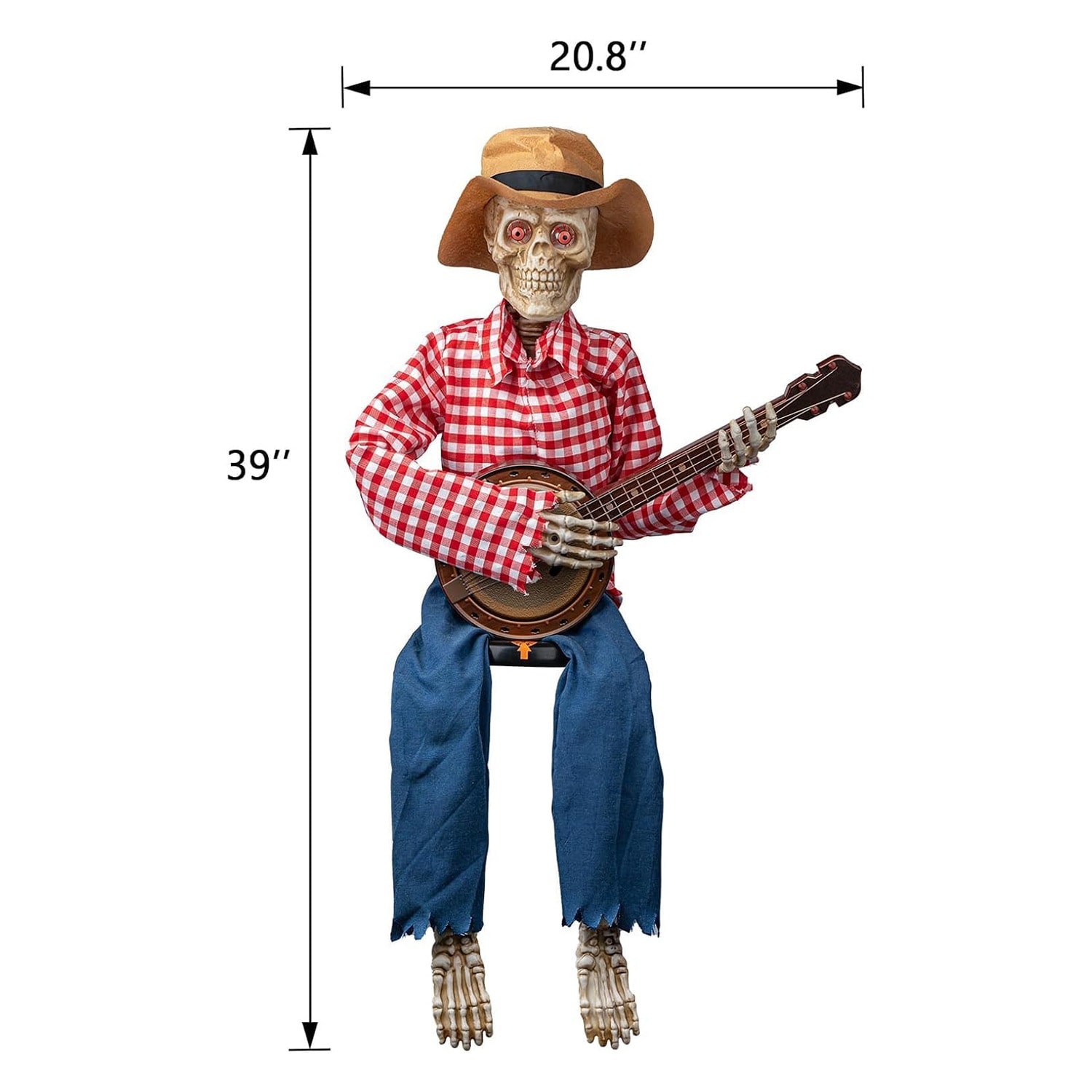 skeleton banjo player