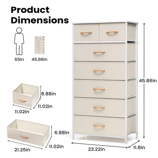 Pellebant 7-Drawer Storage Tower Organizer Chest Dresser - On Sale ...