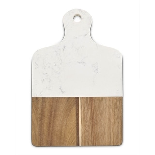 Maison du Fromage Charcuterie Cheese Board, Cultured Marble and Wood ...