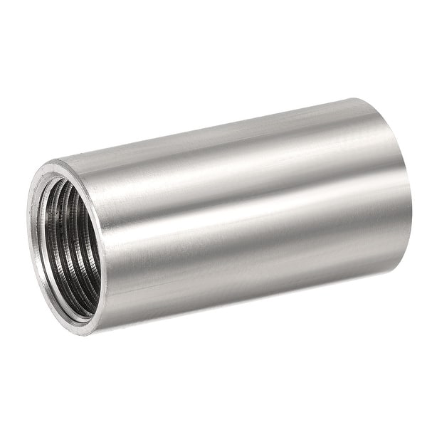 304 Stainless Steel G1/2 Female DN15 Straight Pipe Coupling Fitting - Silver - Bed Bath & Beyond ...