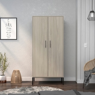 Collins Composite Wood Indoor Modern Armoire Cabinet - Birch - 33W x ...
