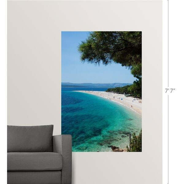 "Zlatni Rat beach with Hvar Island in the background, Bol, Brac Island ...