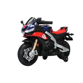 12V Kids Motorcycle Ride On with Safety Wheels & Music - Holiday Gift ...