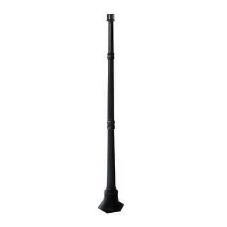 Classy Caps Black Aluminum Lamp Post Base - Bed Bath & Beyond - 32696364