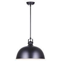 Polo 1 Light Pendant, Black Finish - On Sale - Bed Bath & Beyond - 40222695