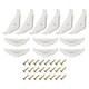 40 Pcs Triangle Bracket, Corner Support Braces with Screws - Bed Bath ...