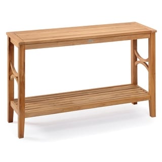 Capri Grade A Teak Outdoor Console Table - On Sale - Bed Bath & Beyond ...