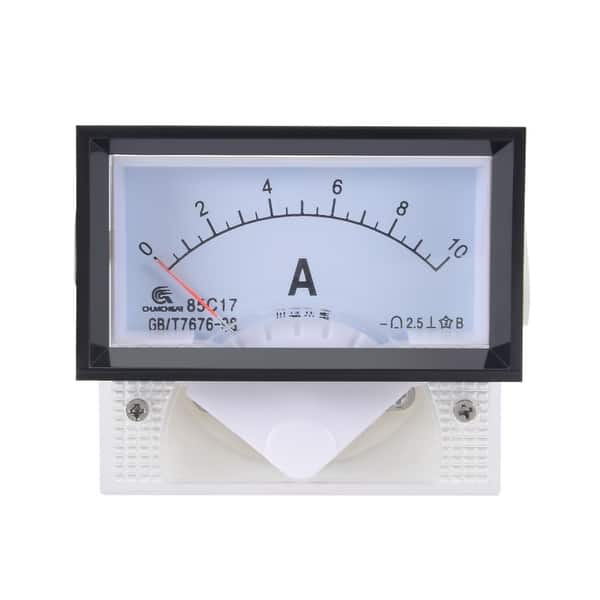 85C17 Analog Current Panel Meter DC 10A Ammeter Ampere Tester Gauge 1 ...