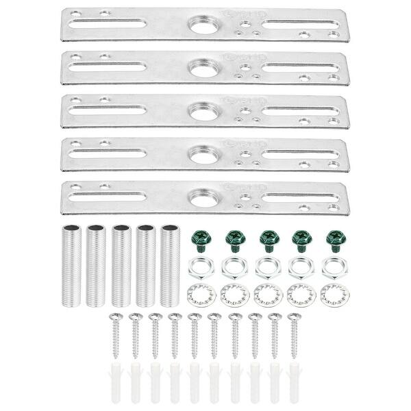 4" Light Crossbar Kit, 5 Pcs Mounting Bracket Lamp Fixture Hardware Set ...