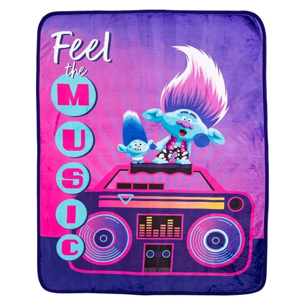 Trolls 3 Trolla Palooza SP Cloud Throw - Bed Bath & Beyond - 39055834