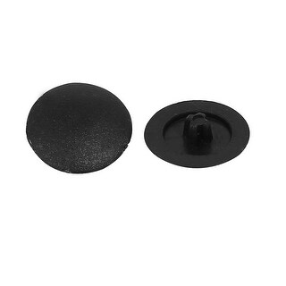 12mm Dia Plastic Phillips Screw Cap Hole Plugs Dust Proof Covers Black ...