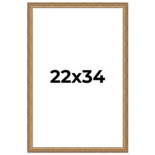 22x34 Frame Red Solid Wood Picture Frame Width 1.75 Inches | Interior ...