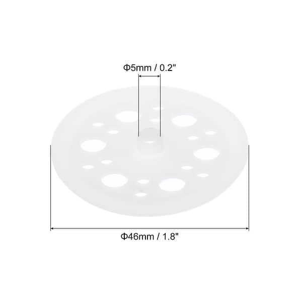 100pcs 46mm Polypropylene Washers Load Spreading Flat Plastic Washers ...