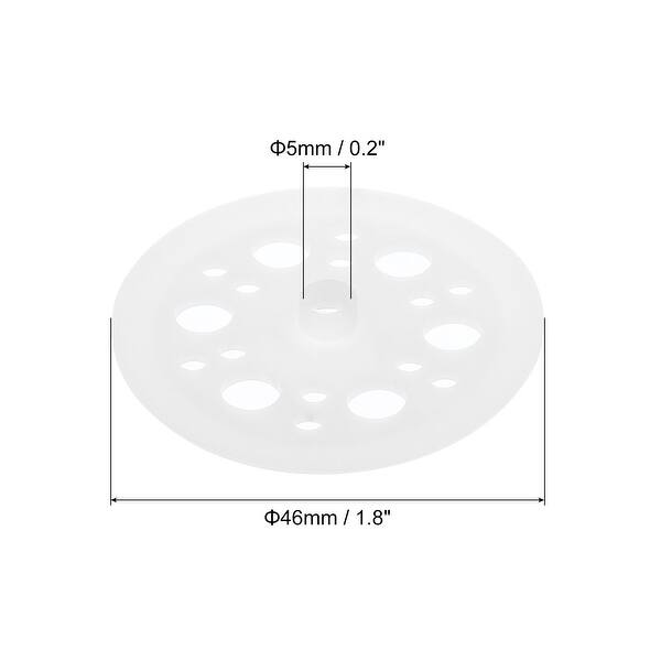 200pcs 46mm Polypropylene Washers Load Spreading Flat Plastic Washers ...