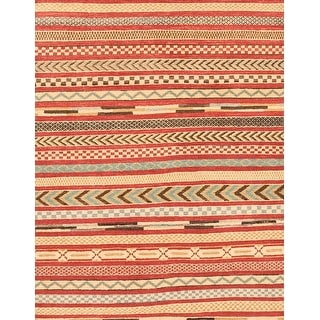 Ahgly Company Machine Washable Abstract Fire Engine Red Area Rugs - Bed ...