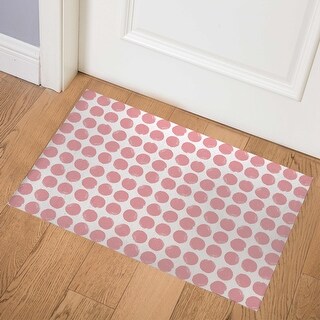 DOTS PINK Doormat By Kavka Designs - Bed Bath & Beyond - 31258416