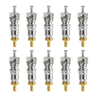 Air Conditioning Valve Core, 10 Pack Refrigeration Service Valve Stem ...