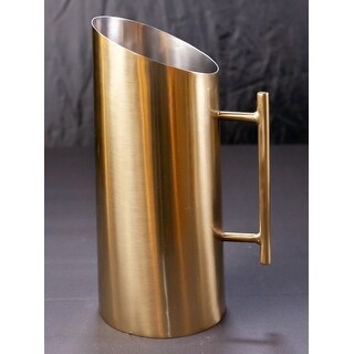 Round Gold Stainless Steel Pitcher - A - Bed Bath & Beyond - 41062191