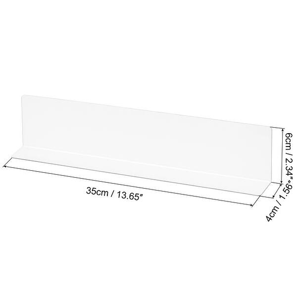 L Type Shelf Dividers, PVC Clear Closet Shelf Separator 6Pcs - Bed Bath ...